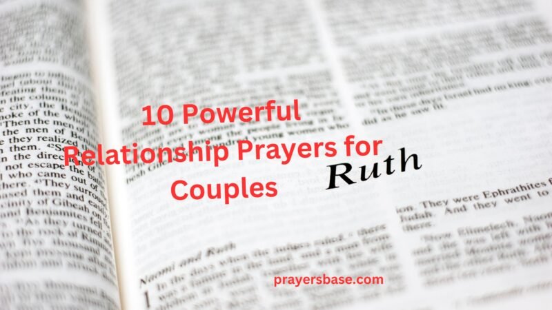 10 Powerful Relationship Prayers for Couples Seeking Divine Connection ...