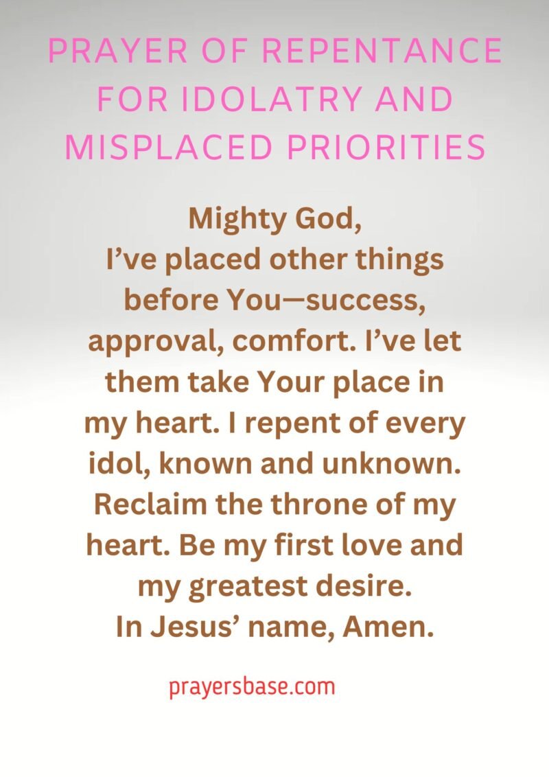 15 Heartfelt Prayers of Repentance to Restore Your Relationship with ...