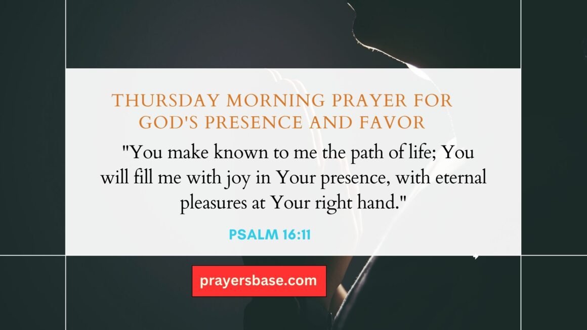 25 Powerful Prayers for Thursday Morning to Start Your Day with Peace ...