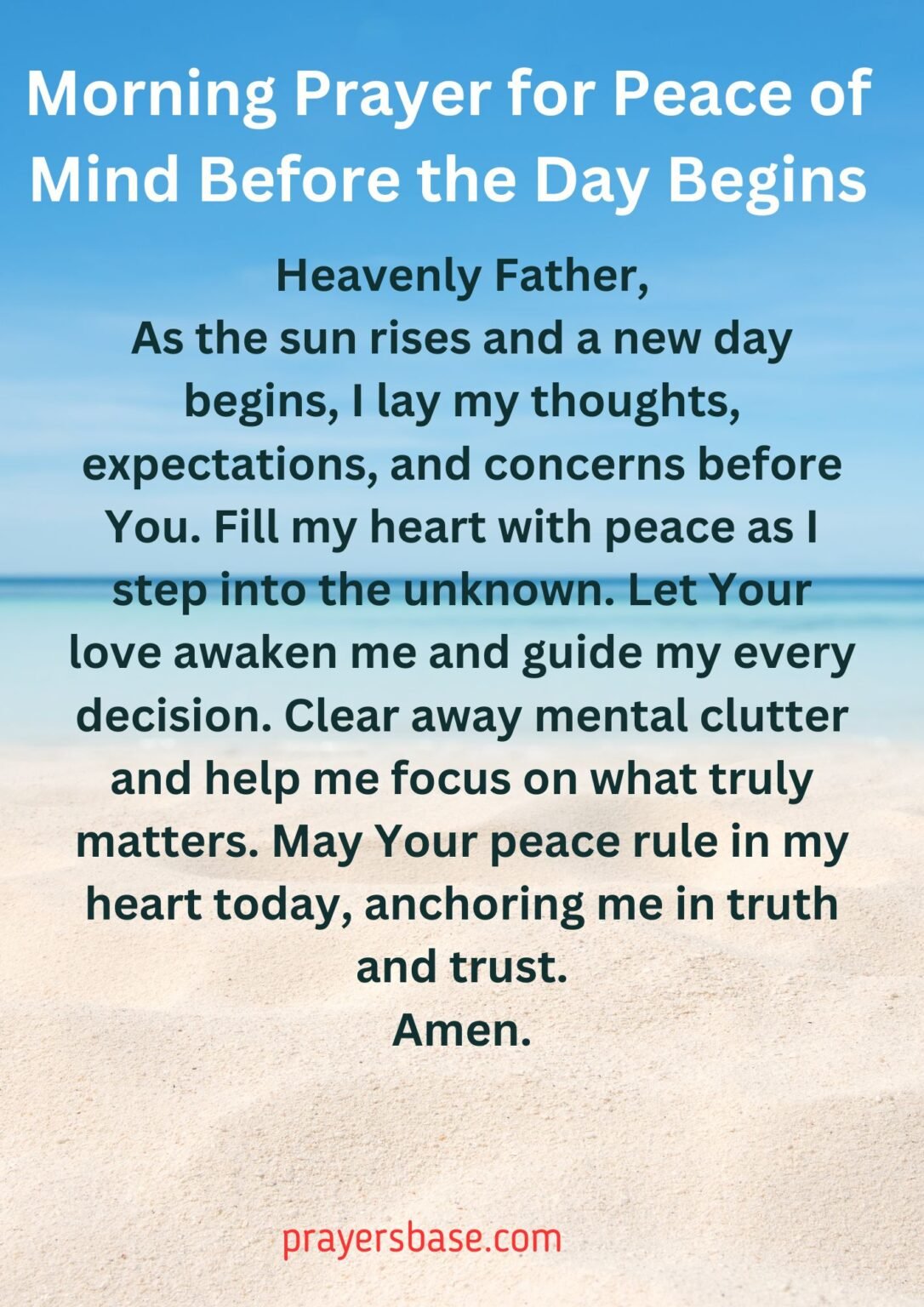 21 Calming Prayers for Peace of Mind to Overcome Anxiety, Stress, and ...