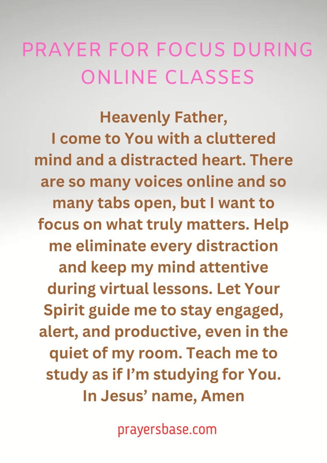 21 Encouraging Prayers for Students During Online Learning (Faith ...