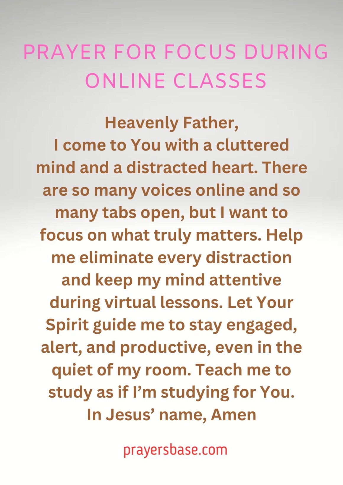 21 Encouraging Prayers for Students During Online Learning (Faith ...