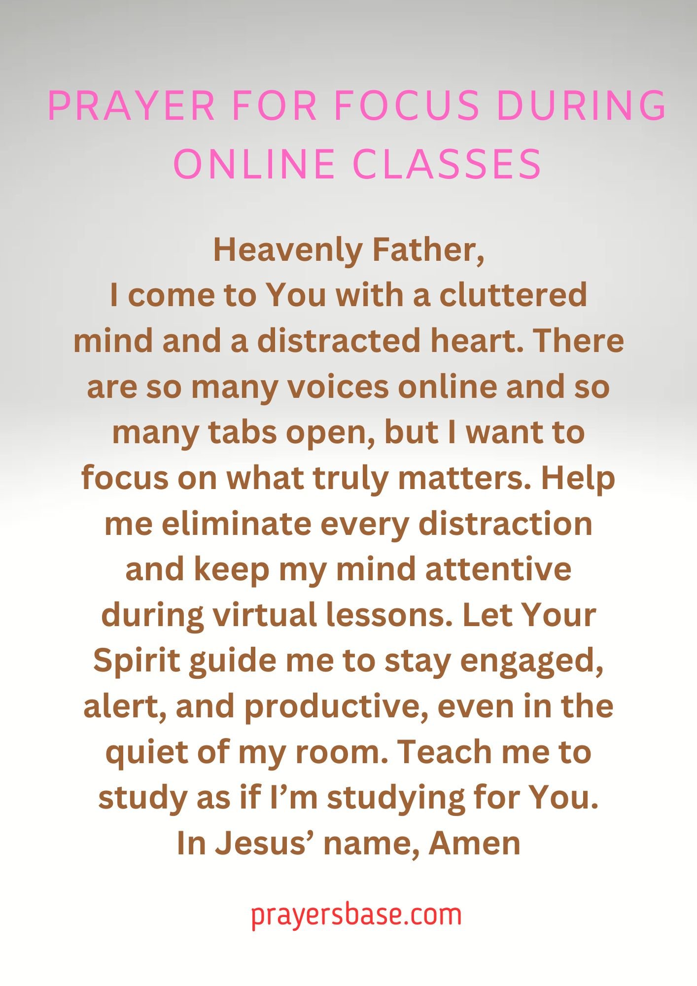 21 Encouraging Prayers for Students During Online Learning (Faith ...