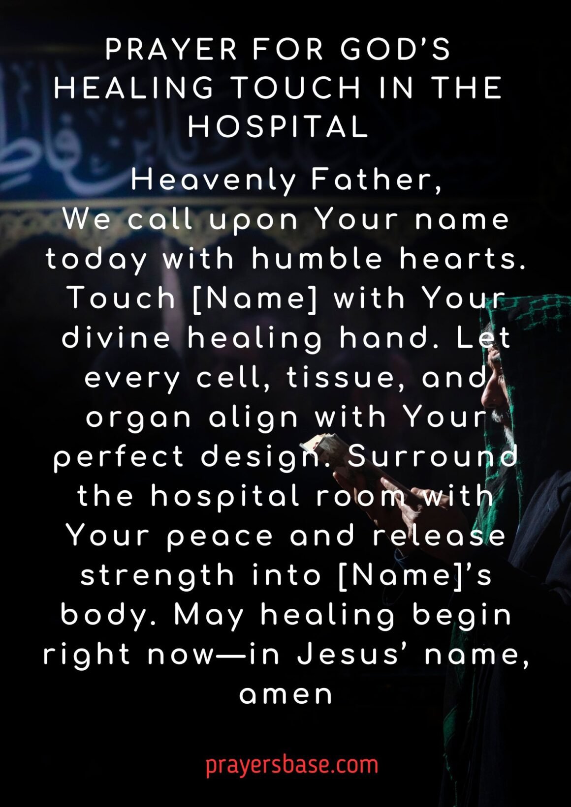21 Healing Prayers for Someone in the Hospital to Bring Comfort ...