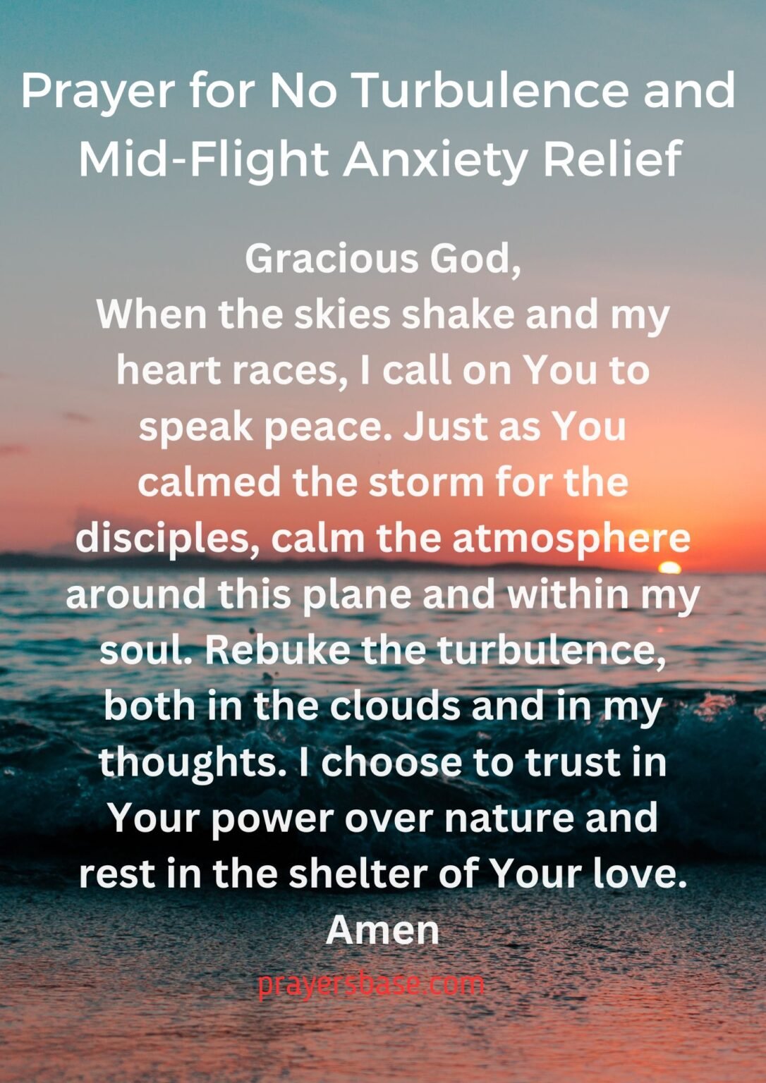 21 Comforting Prayers for a Safe Flight to Ask God’s Peace, Protection ...