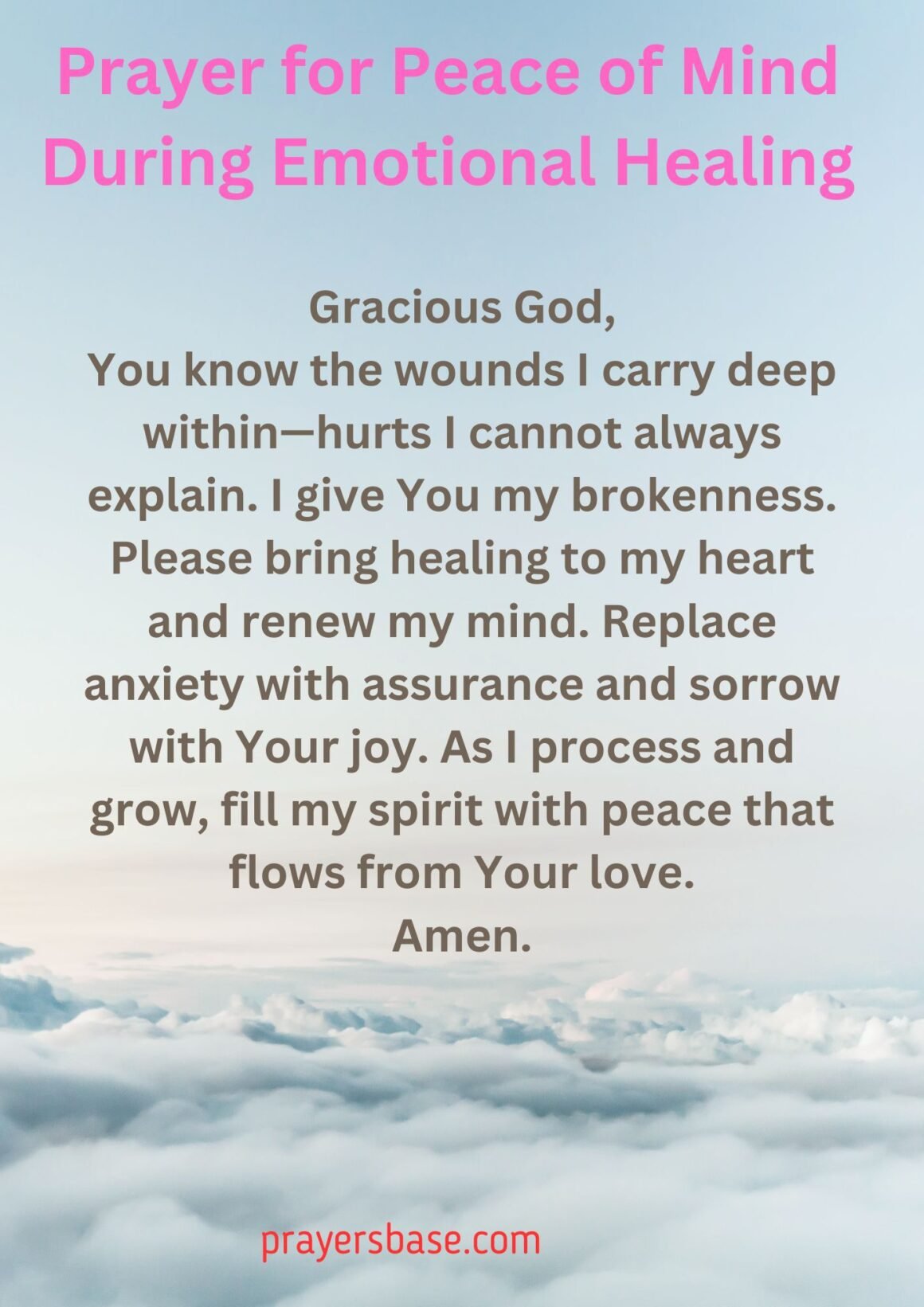 21 Calming Prayers for Peace of Mind to Overcome Anxiety, Stress, and ...