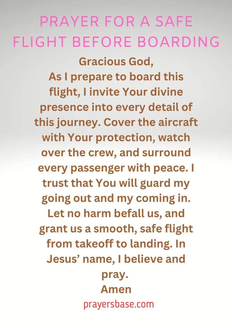 21 Comforting Prayers for a Safe Flight to Ask God’s Peace, Protection ...