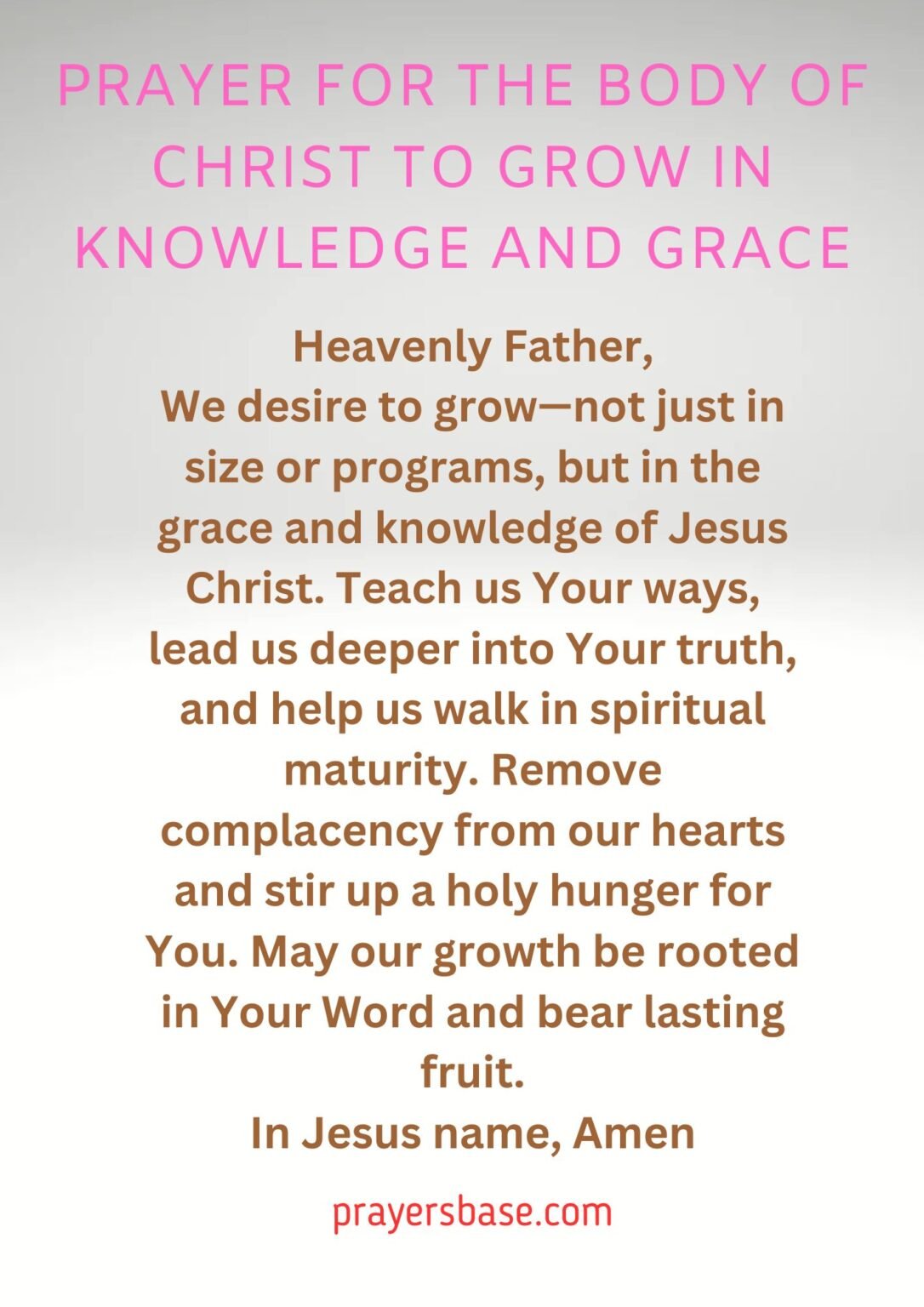 21 Powerful Prayers for the Body of Christ to Strengthen Unity, Revival ...