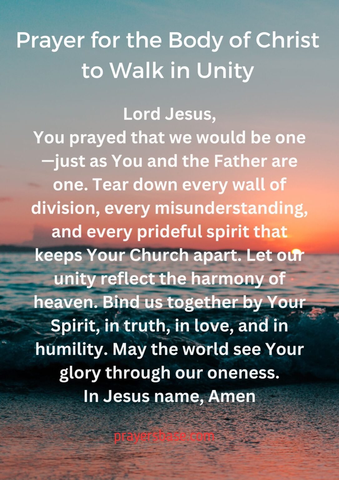 21 Powerful Prayers for the Body of Christ to Strengthen Unity, Revival ...