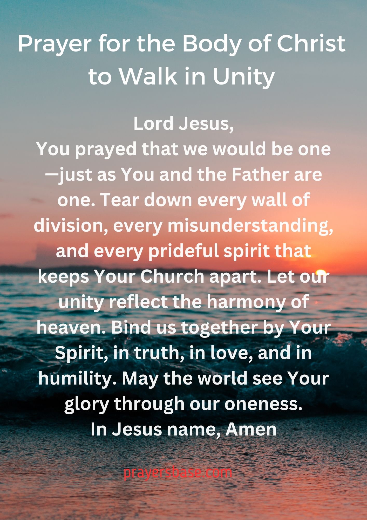 21 Powerful Prayers for the Body of Christ to Strengthen Unity, Revival ...