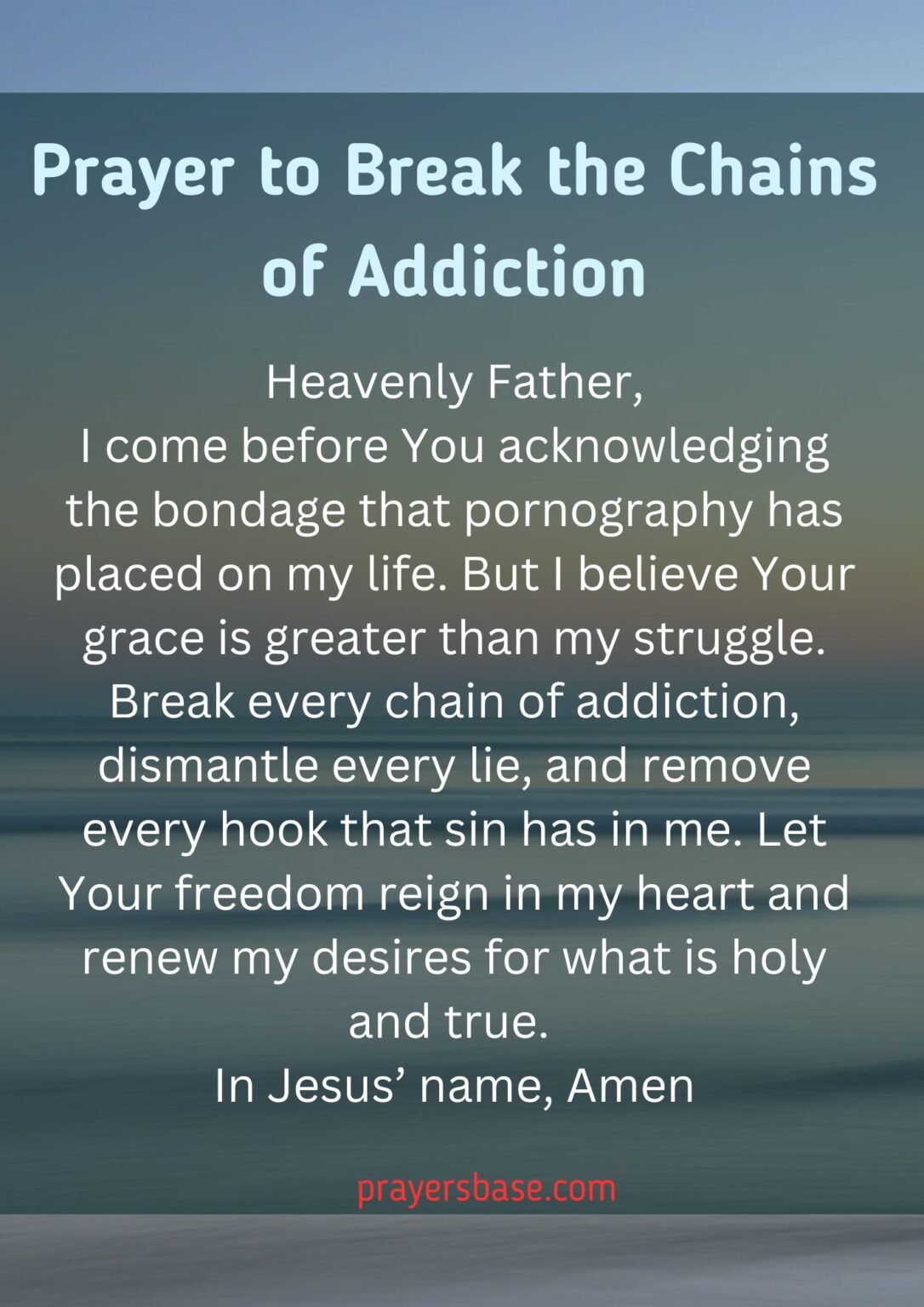 30 Powerful Pornography Prayers with Scriptures for Deliverance and ...