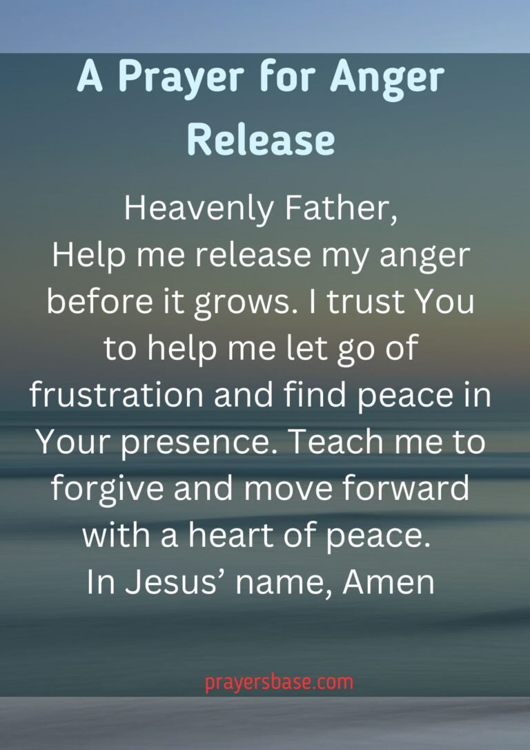 25 Powerful Prayers for Anger Management to Find Peace and Healing ...