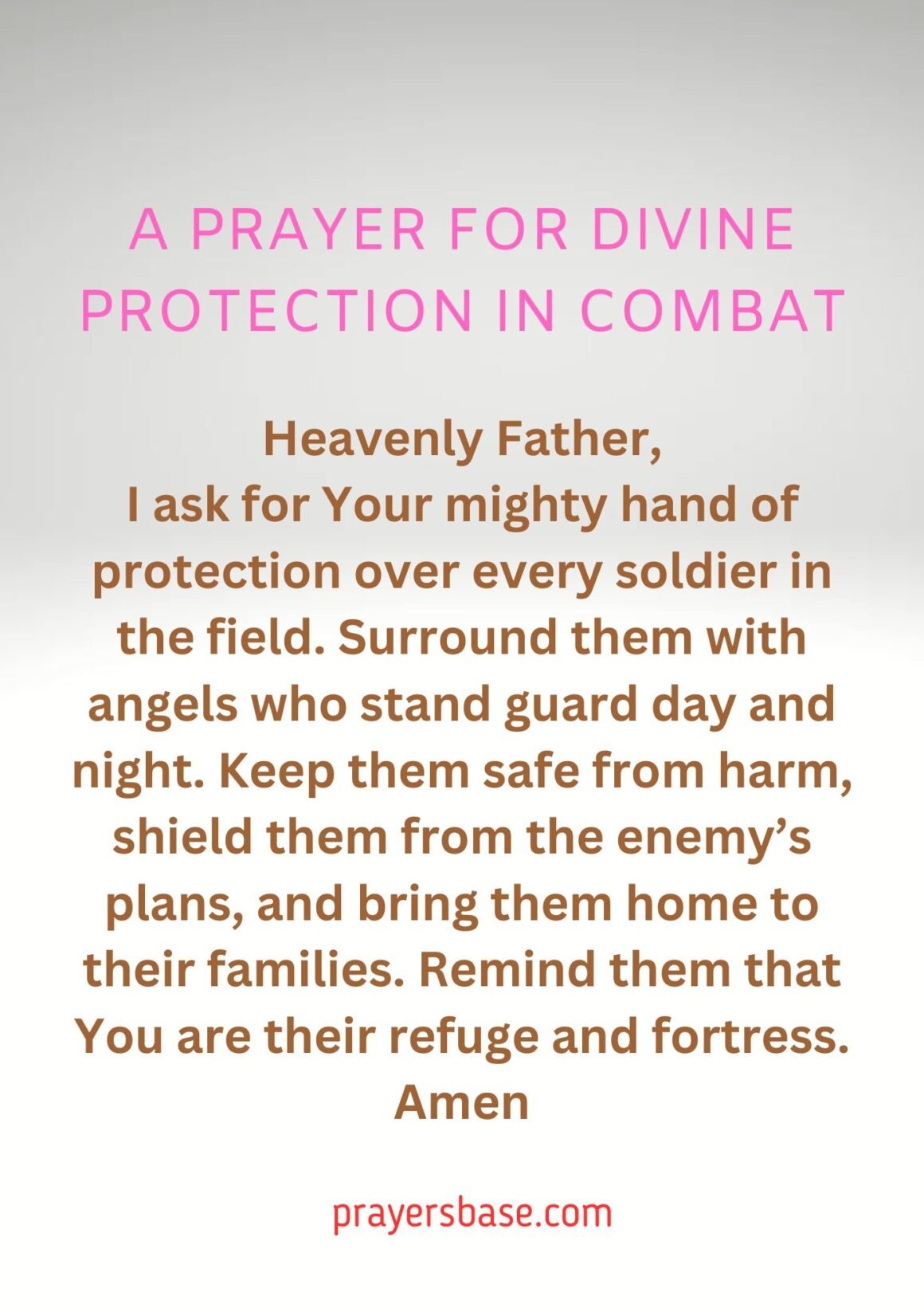 18 Powerful Prayers for Armed Forces to Guide and Protect Soldiers ...
