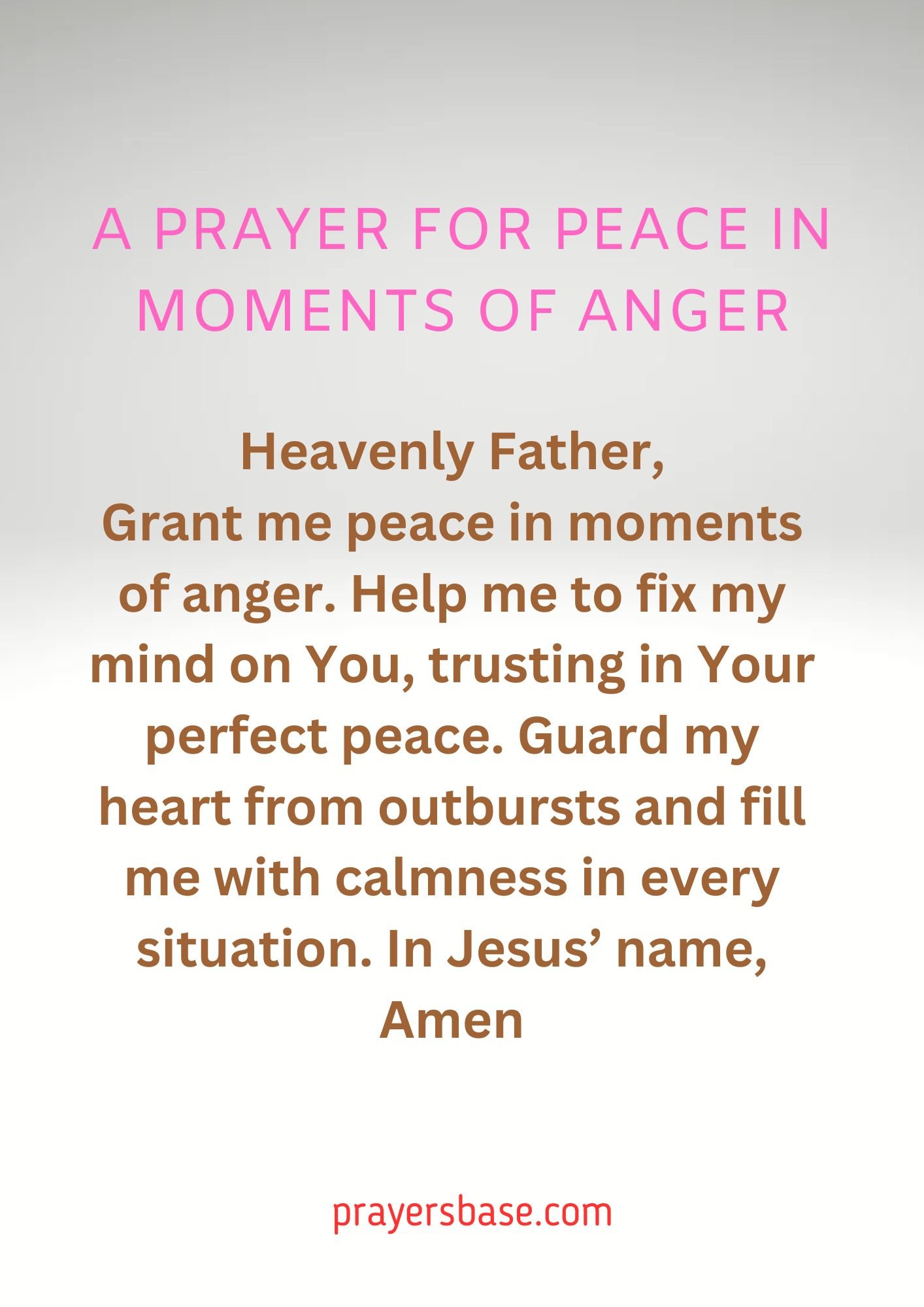 25 Powerful Prayers for Anger Management to Find Peace and Healing ...