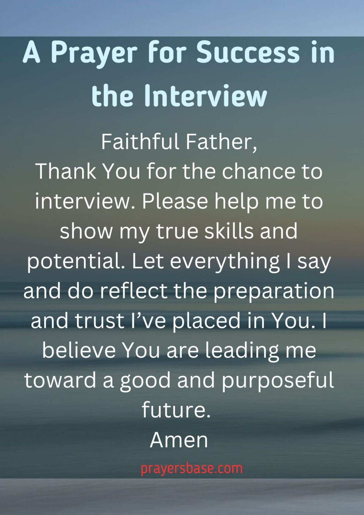 15 Powerful Prayers for a Job Interview to Get the Job You’re Praying ...