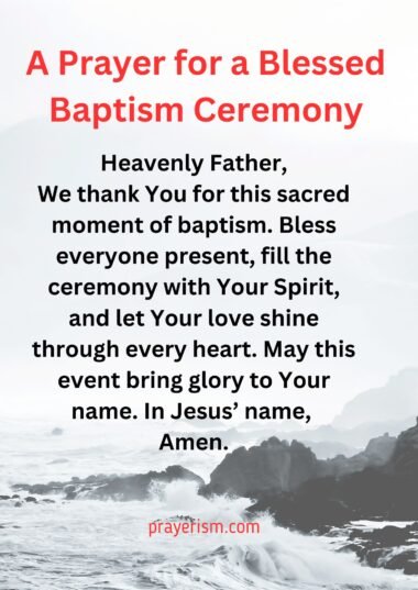 27 Meaningful Prayers for Baptism to Bless Your New Journey in Christ ...