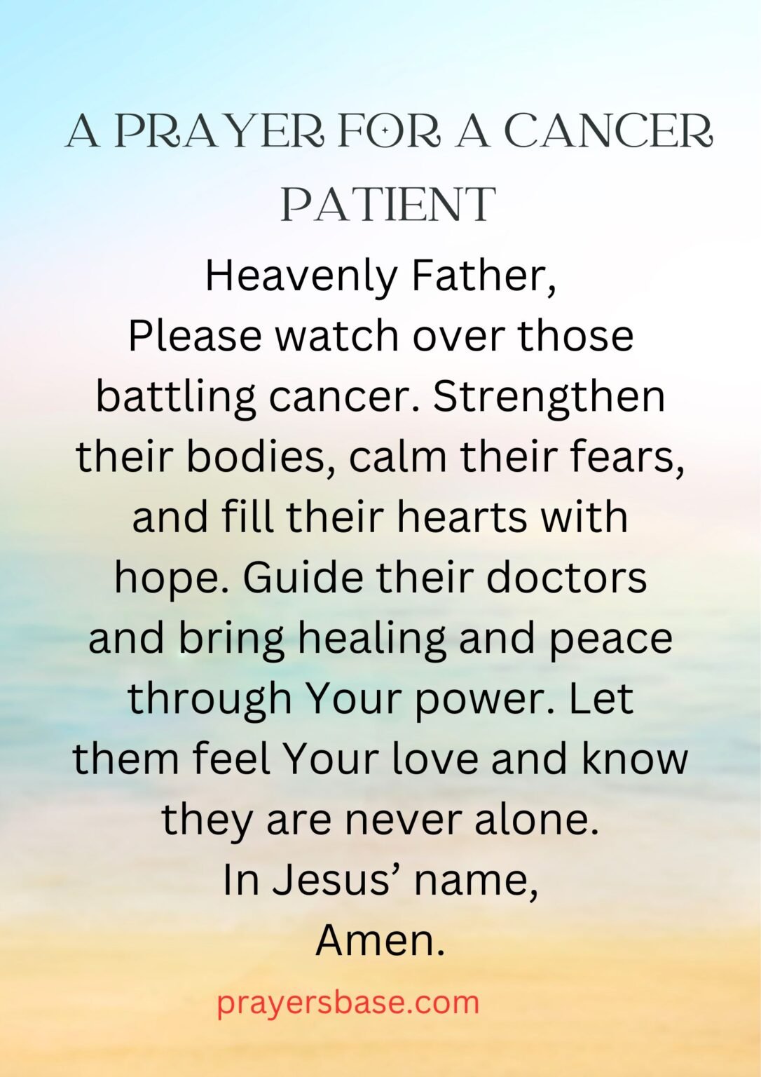25 Powerful Prayers for Cancer Patients to Find Strength, Healing, and ...