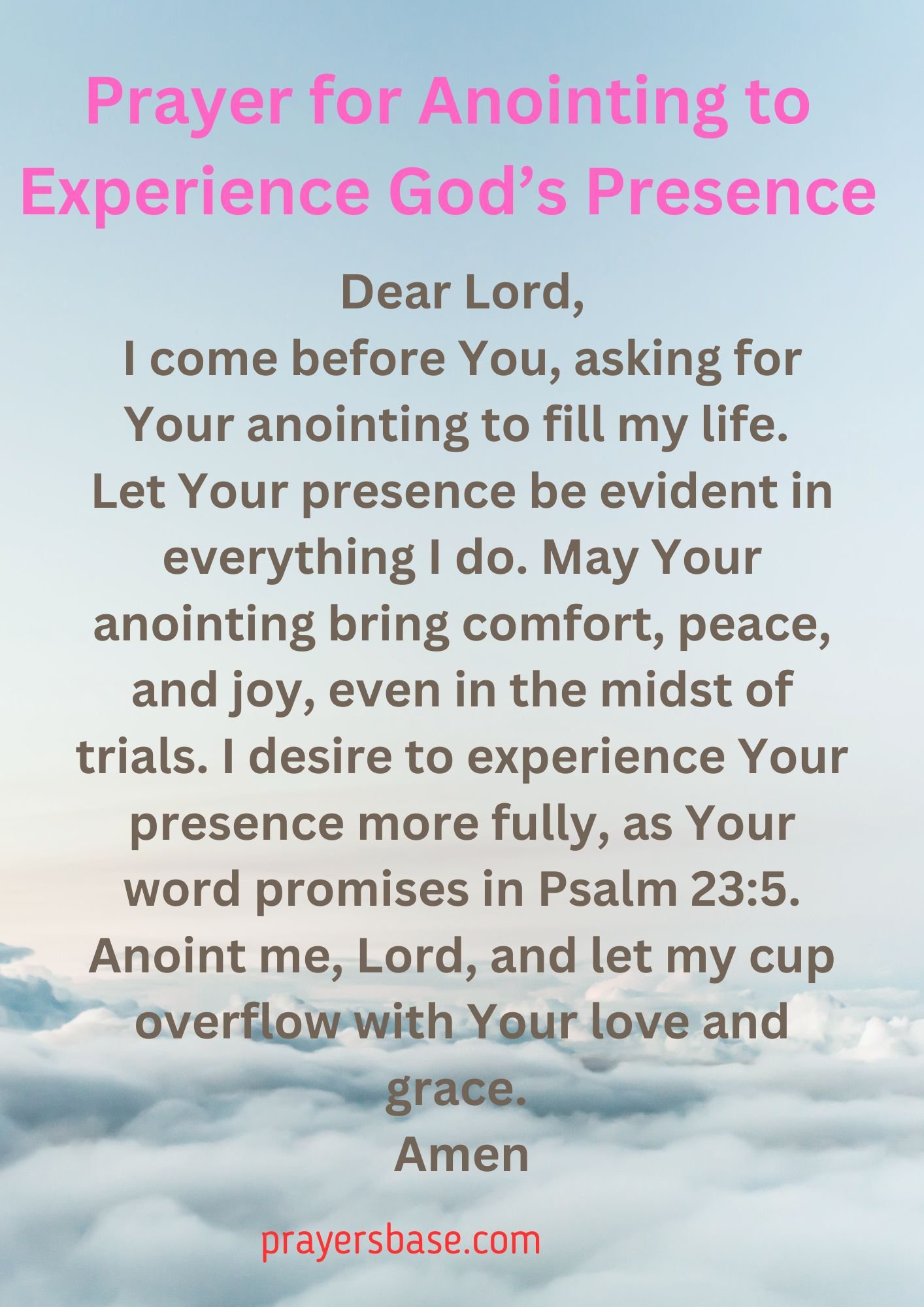 21 Powerful Prayers for Anointing to Activate God’s Presence, Purpose ...