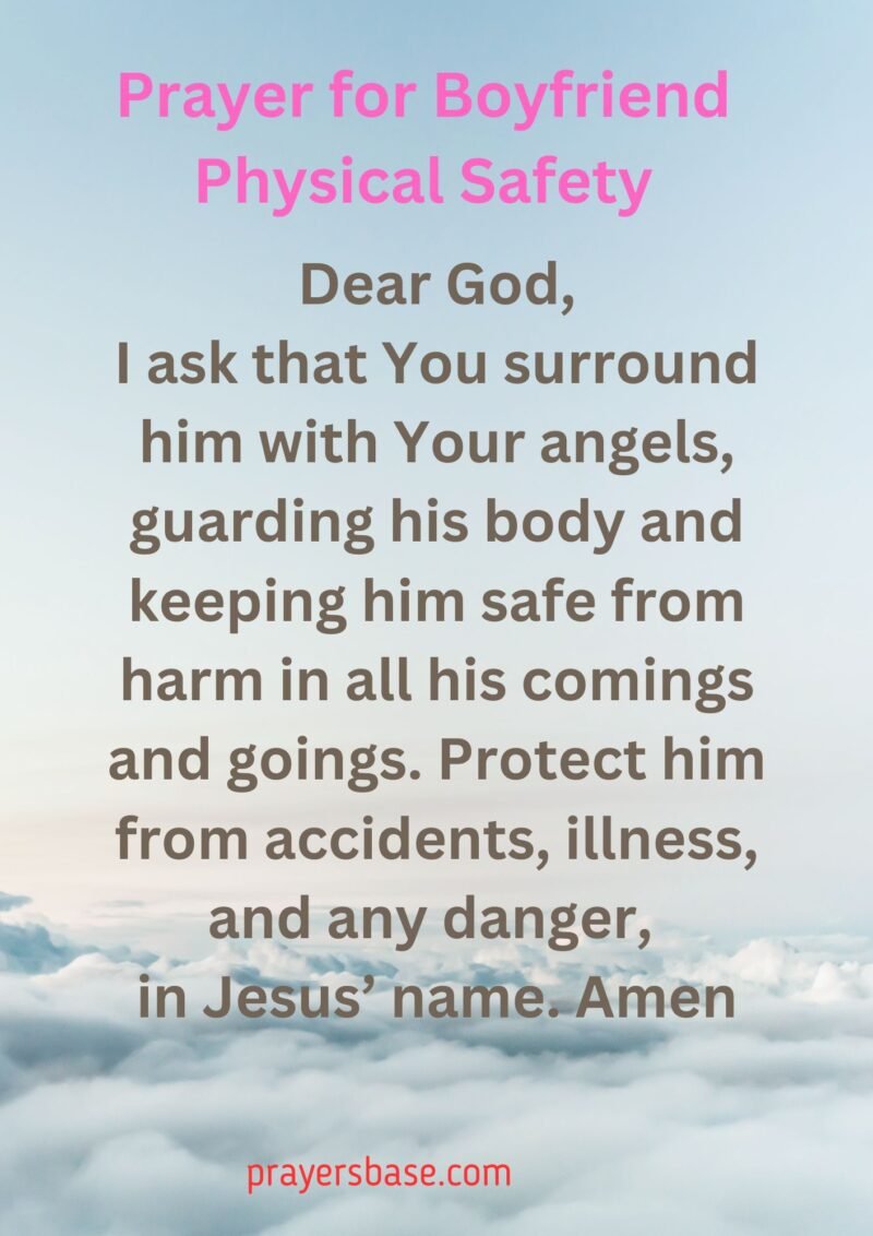 21 Heartfelt Prayers for Your Boyfriend’s Protection, Love, and Success ...