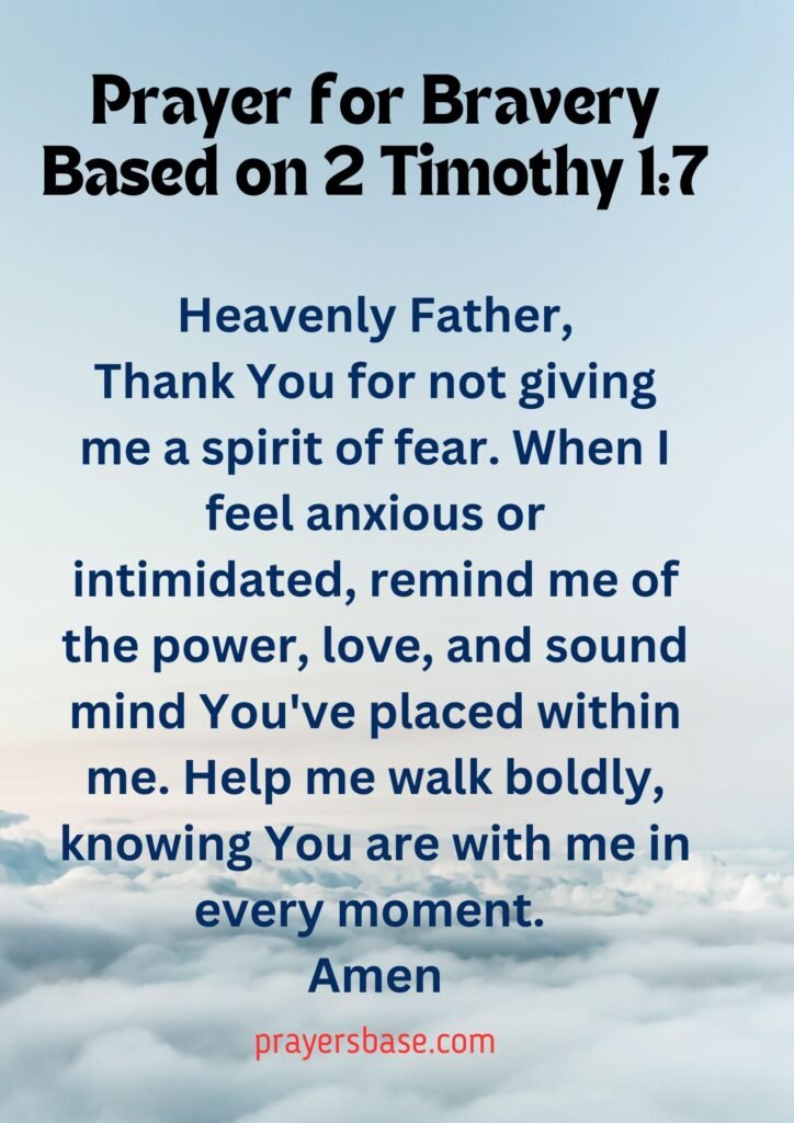 21 Powerful Prayers for Bravery to Face Fear, Challenges, and Life’s ...