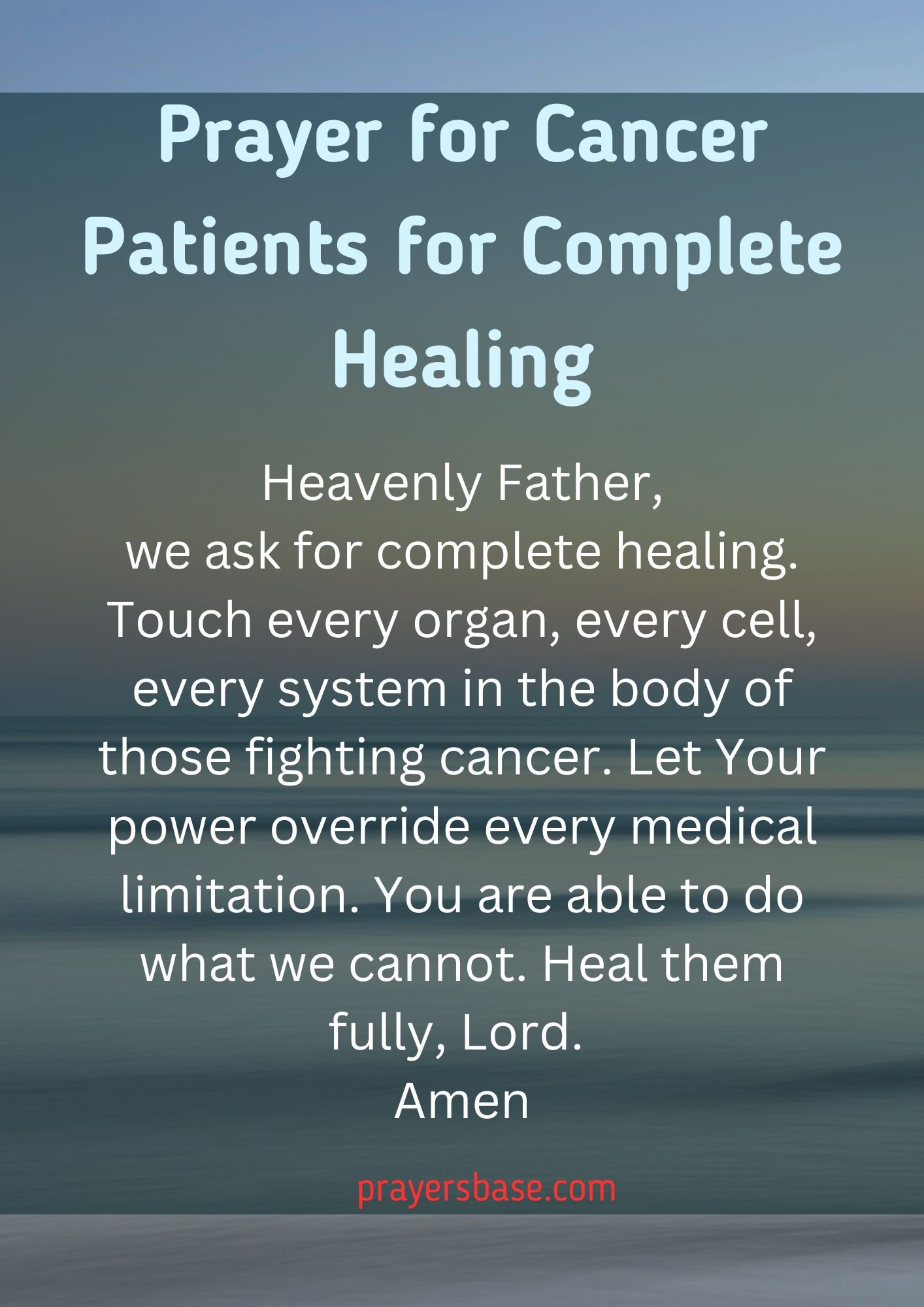 25 Powerful Prayers for Cancer Patients to Find Strength, Healing, and ...