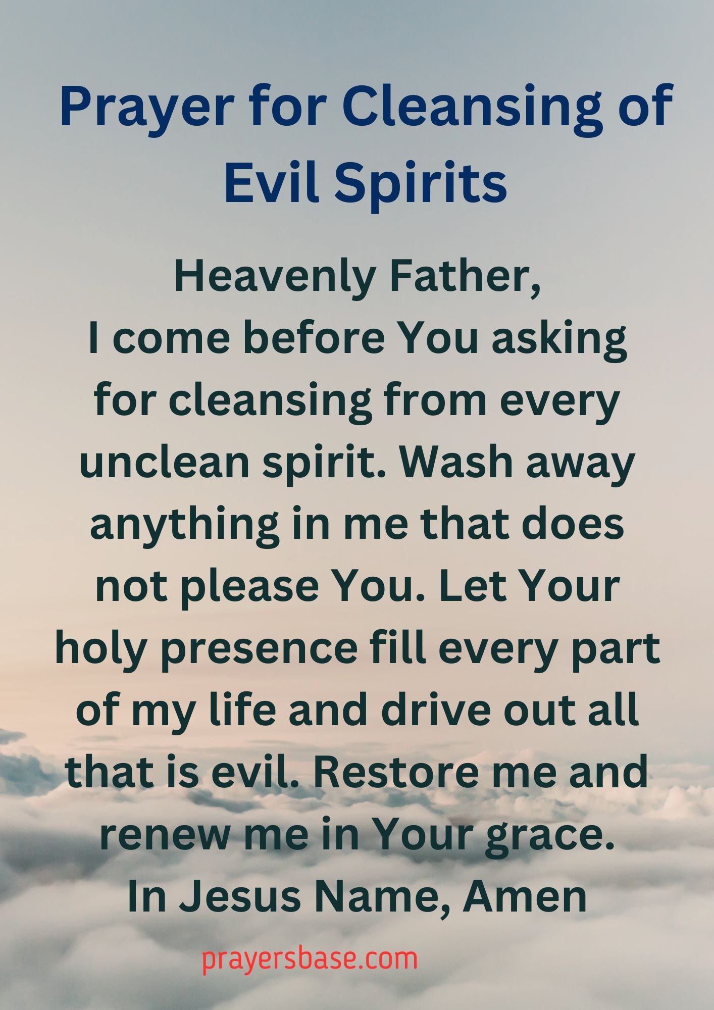 25 Powerful Prayers for Casting Out Evil Spirits and Invoking God’s ...