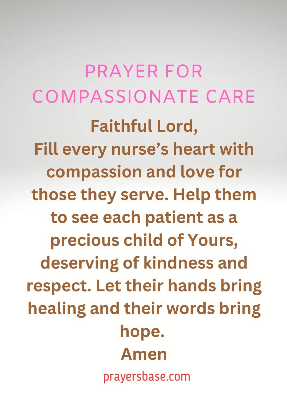 28 Uplifting Prayers for Nurses: Strength, Compassion, and Healing ...