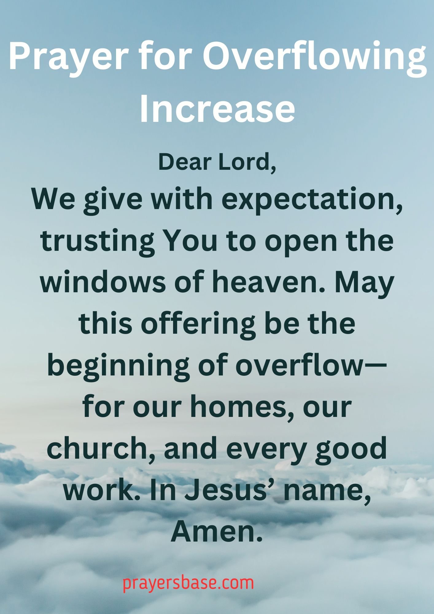 21 Powerful Prayers for Church Offering To Speak Blessings Over Tithes ...