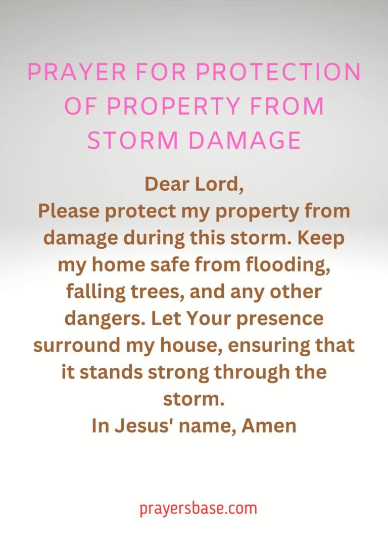 20 Powerful Prayers for Protection Against Storms and Floods to Keep ...
