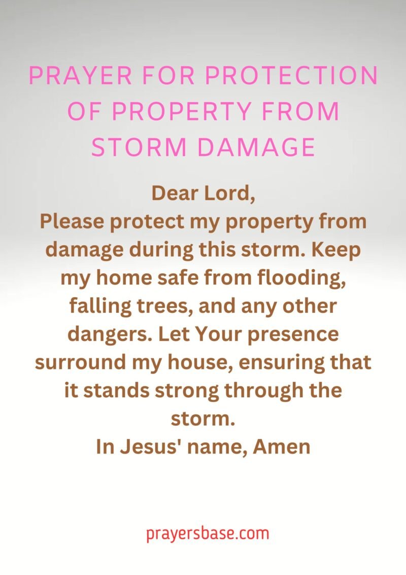 20 Powerful Prayers for Protection Against Storms and Floods to Keep ...