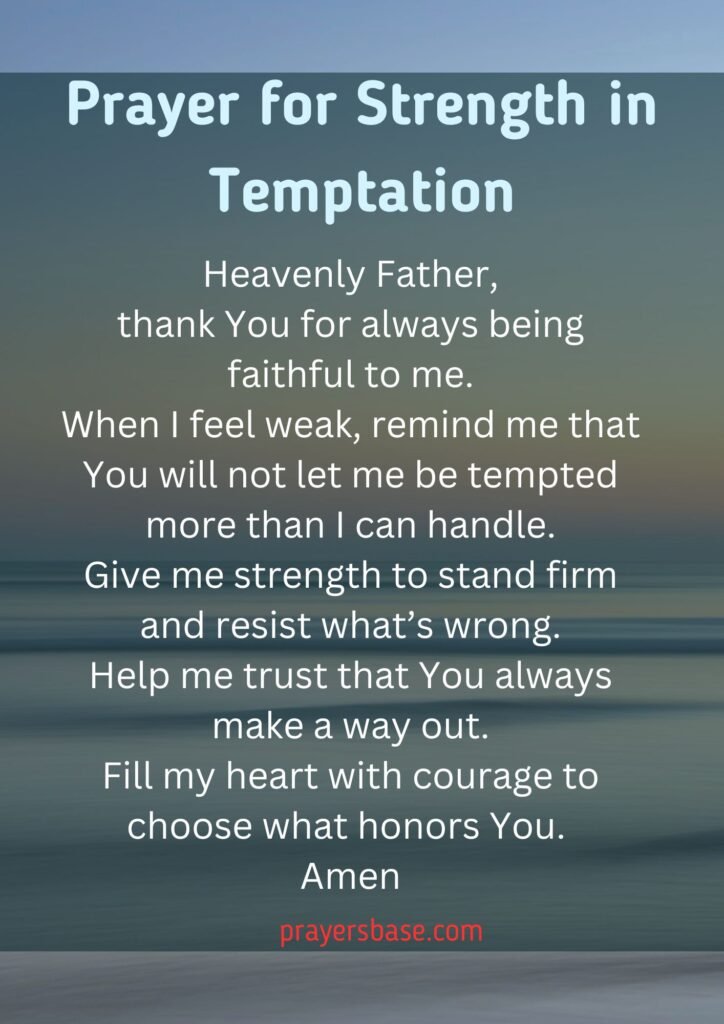 22 Powerful Prayers for Temptation to Overcome Weakness and Stay Strong ...