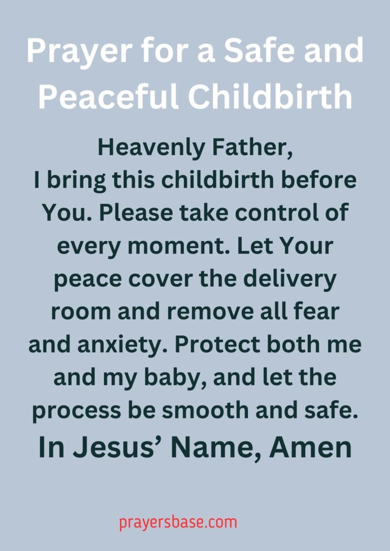 21 Powerful Prayers for Childbirth: Safe Delivery, Strength, and God’s ...