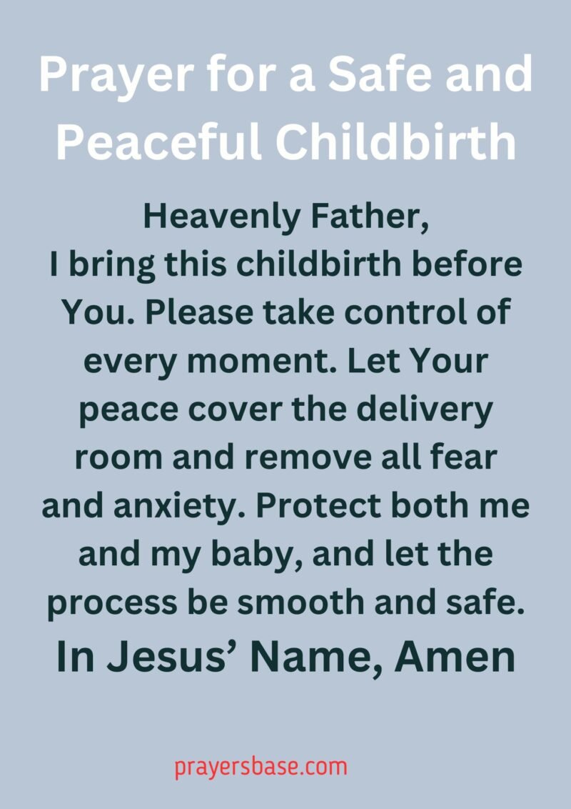 21 Powerful Prayers for Childbirth: Safe Delivery, Strength, and God’s ...