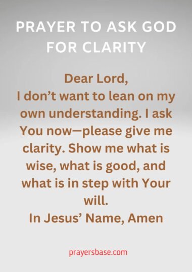 21 Powerful Prayers for Clarity of Mind When You Feel Overwhelmed or ...