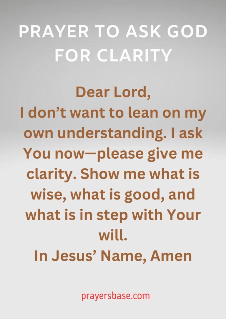 21 Powerful Prayers for Clarity of Mind When You Feel Overwhelmed or ...